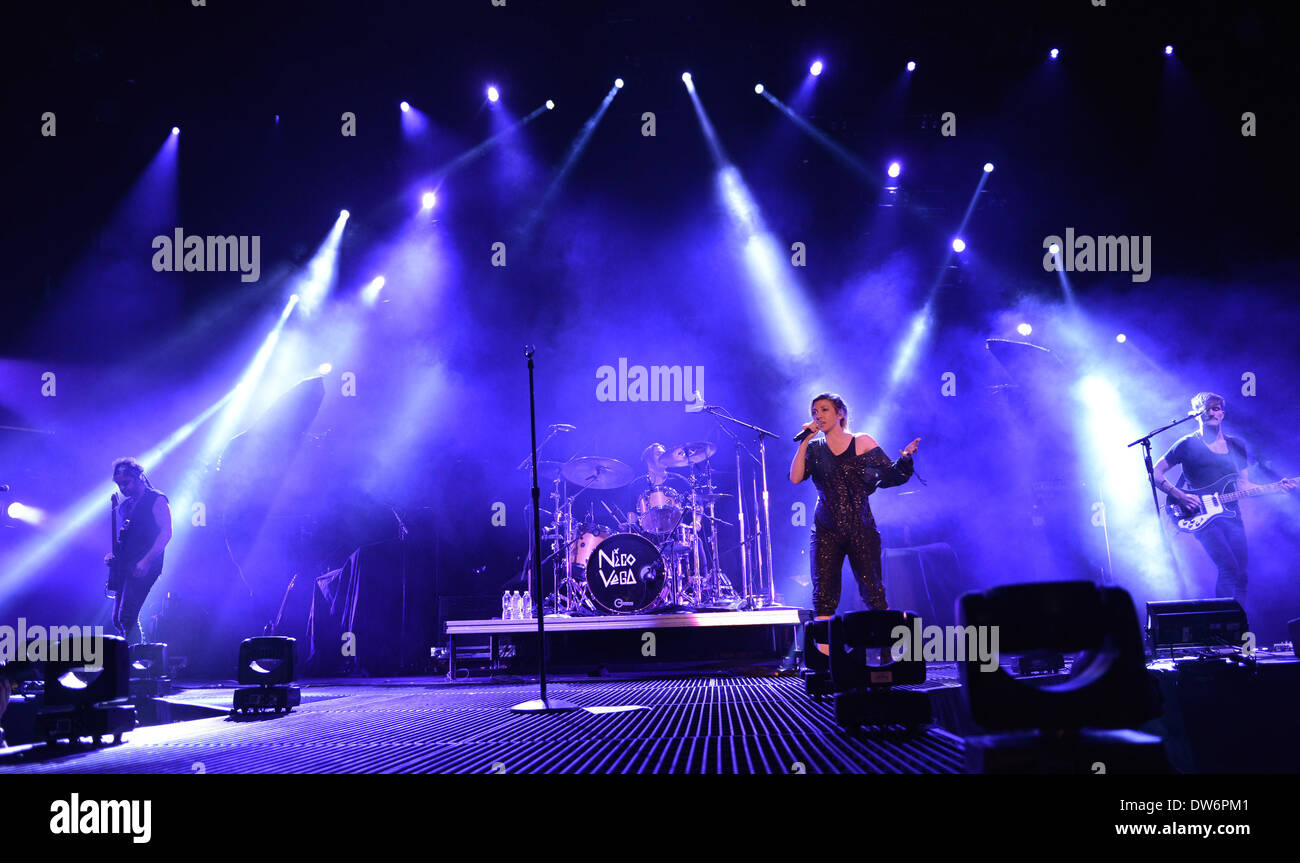 Norfolk, Virginia, USA. 28th Feb, 2014. Singer AJA VOLKMAN of 'Nico ...