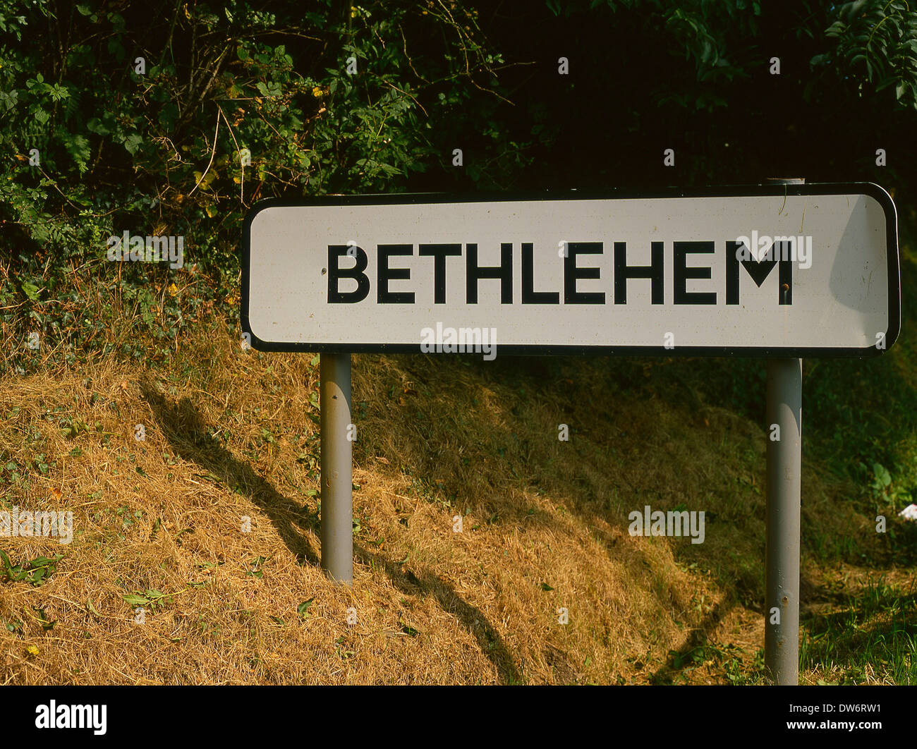 Bethlehem road sign Stock Photo - Alamy