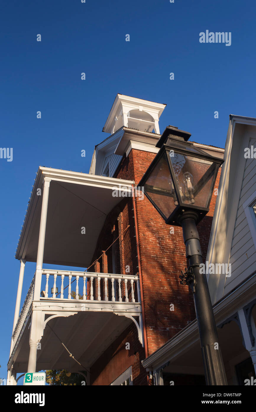 The old brick firehouse #2 on Broad Street in downtown Nevada City ...