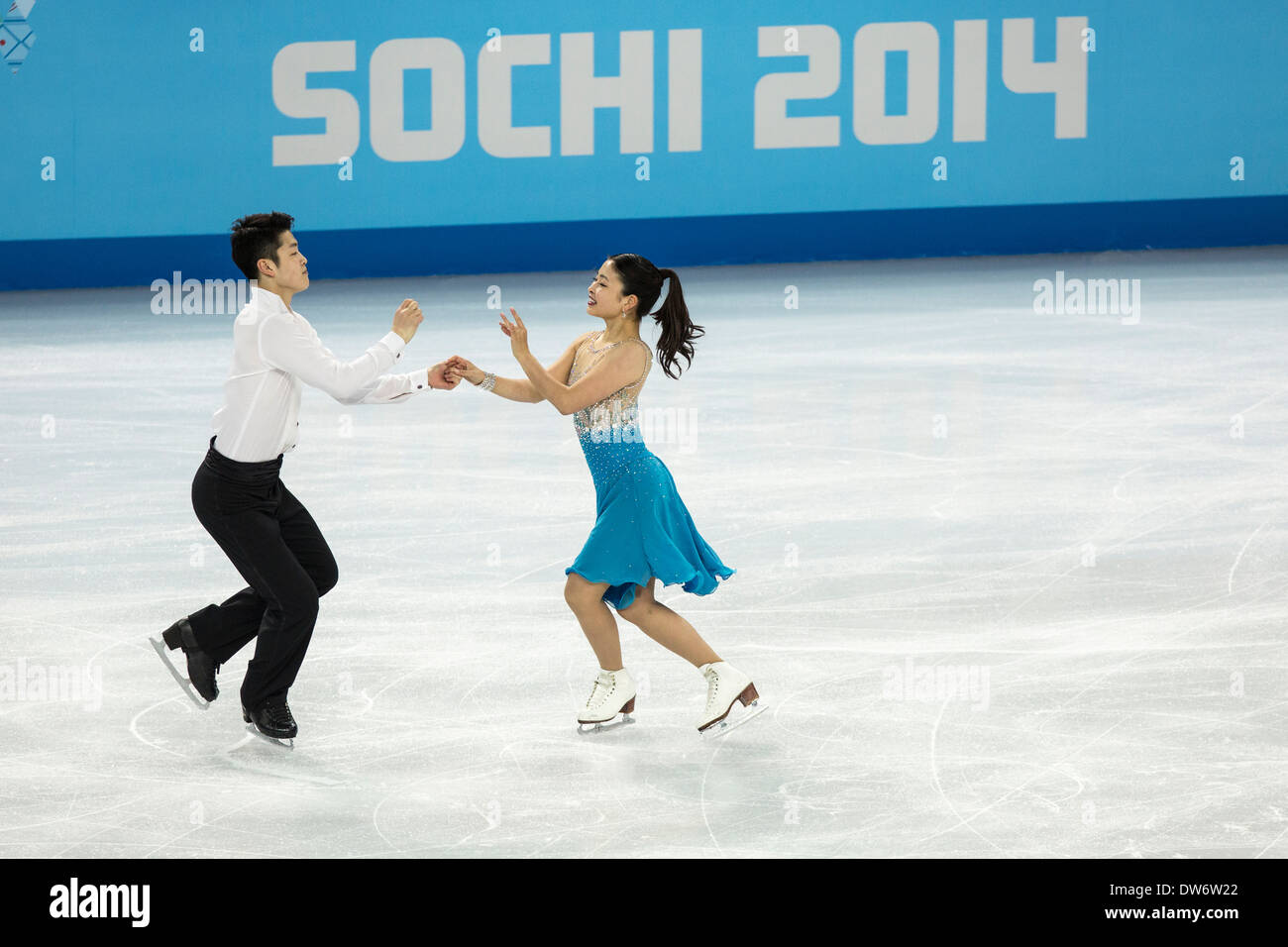 Maia Shibutani and Alex Shibutani (USA)performing in the Ice Dance ...