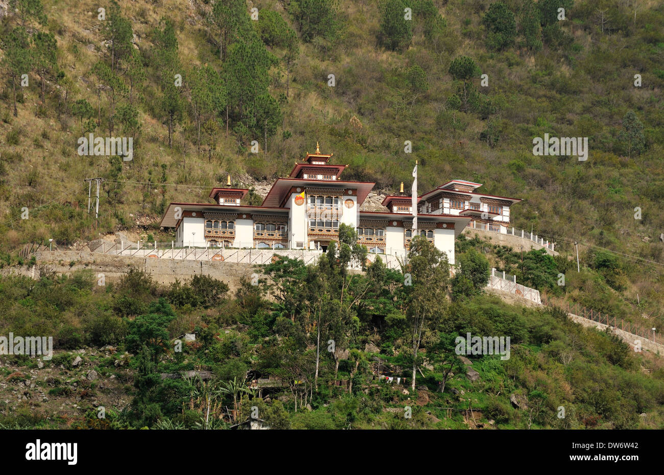 Traditional building, Trashigang, Bhutan Stock Photo - Alamy