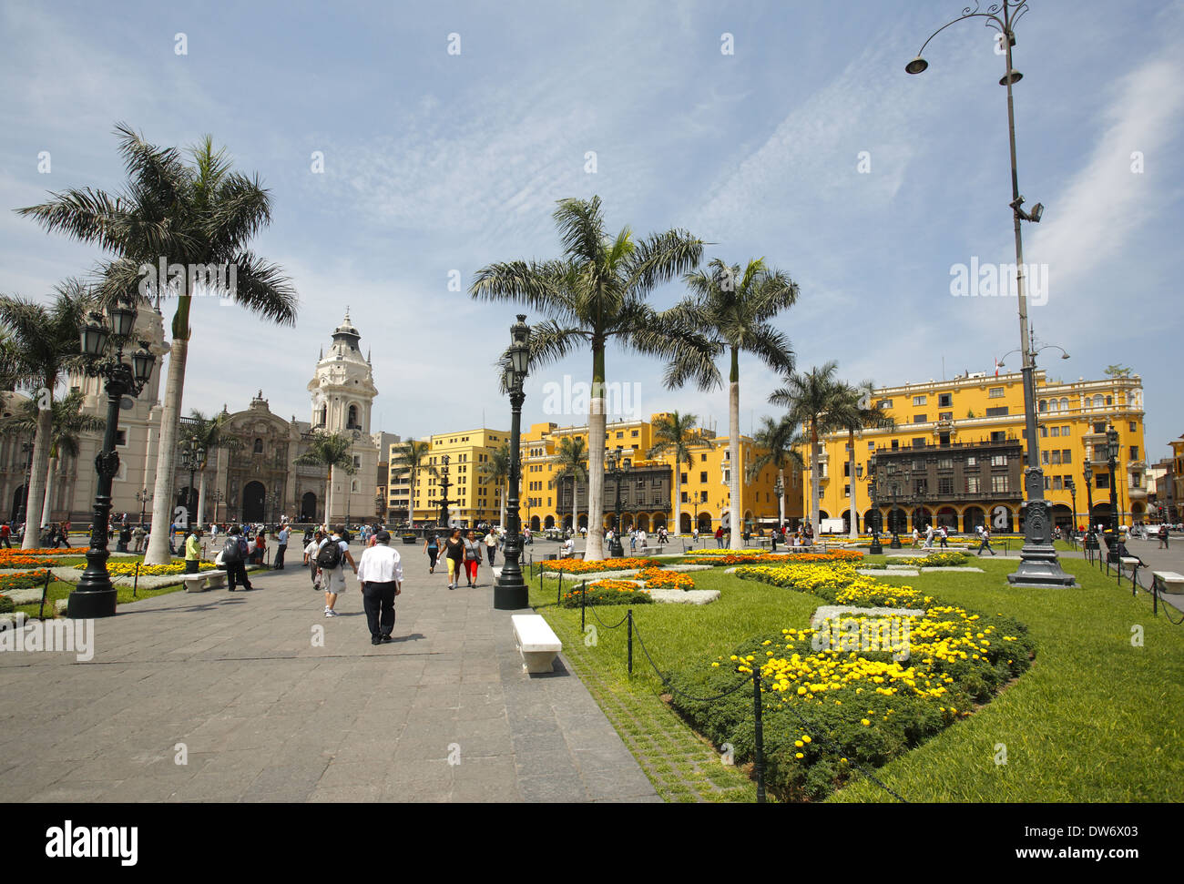 Lima main square hi-res stock photography and images - Alamy