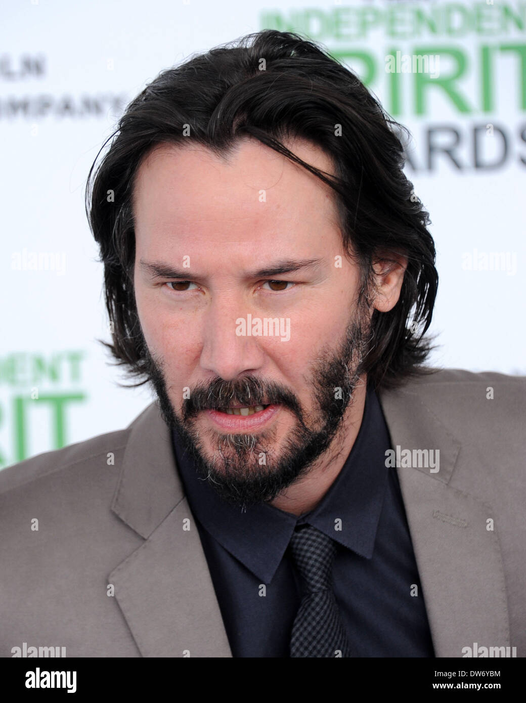 Santa Monica, California, USA. 1st March 2014. Keanu Reeves arrives for ...