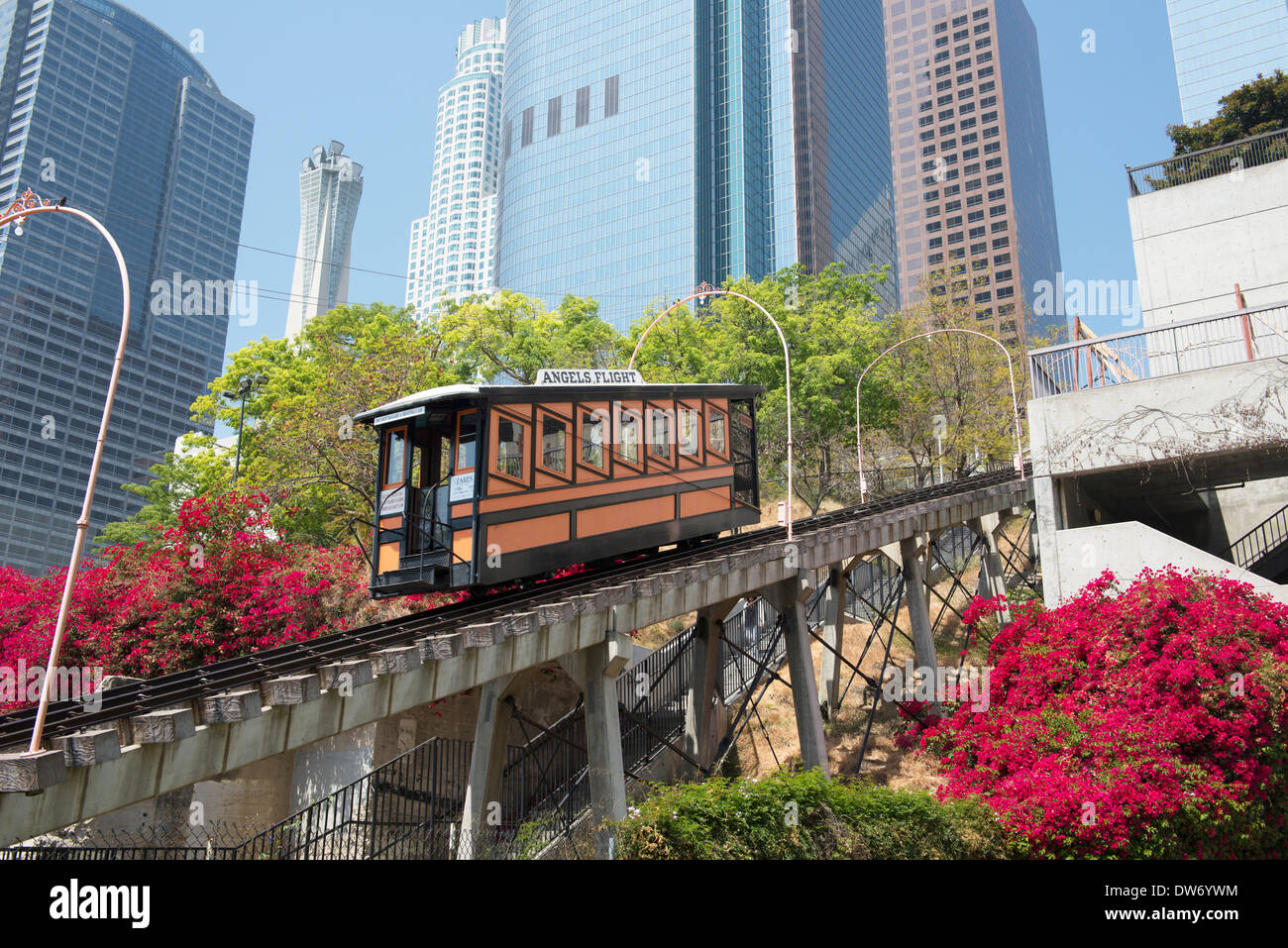 Angels flight funicular railway hi-res stock photography and images - Alamy