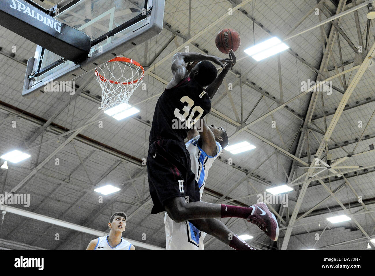 Boston, Massachusetts, USA - March 1, 2014 Harvard Crimson forward Kyle ...