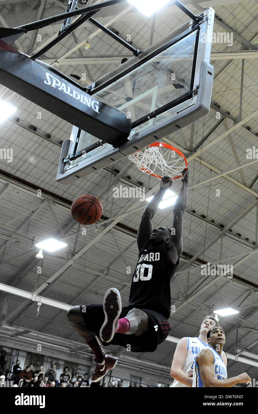 Boston, Massachusetts, USA - March 1, 2014 Harvard Crimson forward Kyle ...