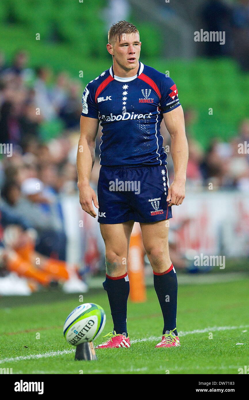 Melbourne, Australia. 28th Feb, 2014. JASON WOODWARD of the Melbourne ...
