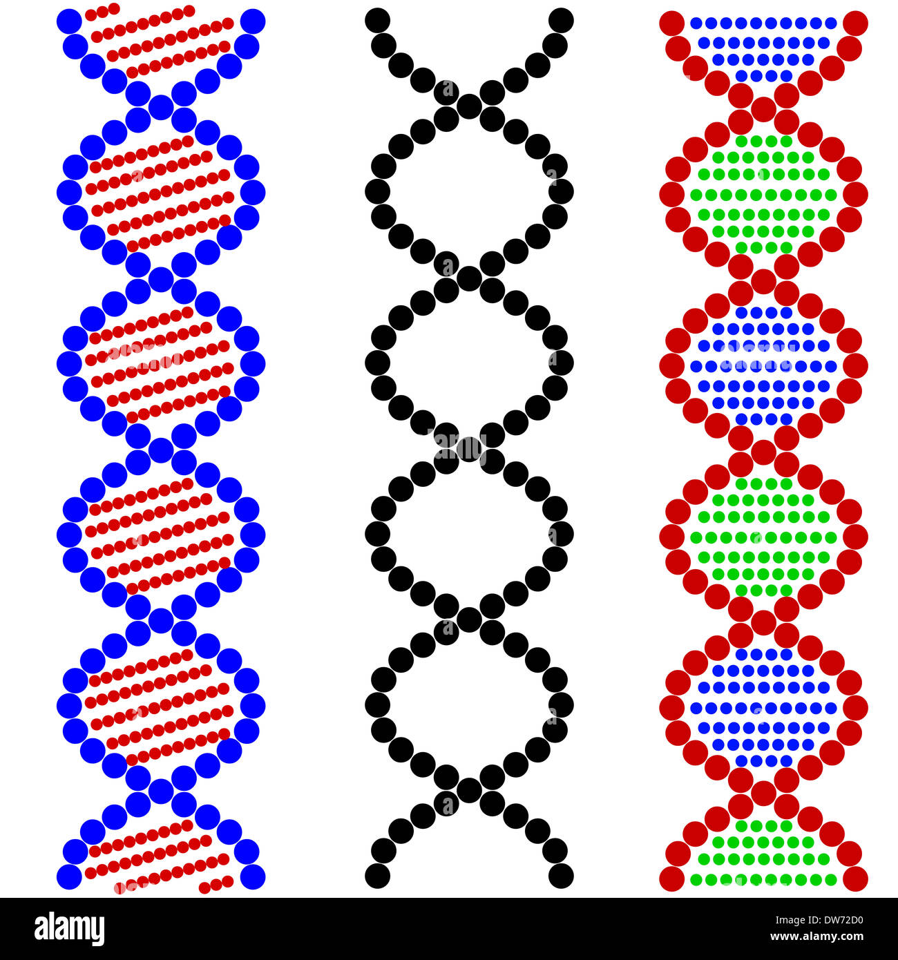 DNA Symbols . Vector illustration Stock Photo - Alamy