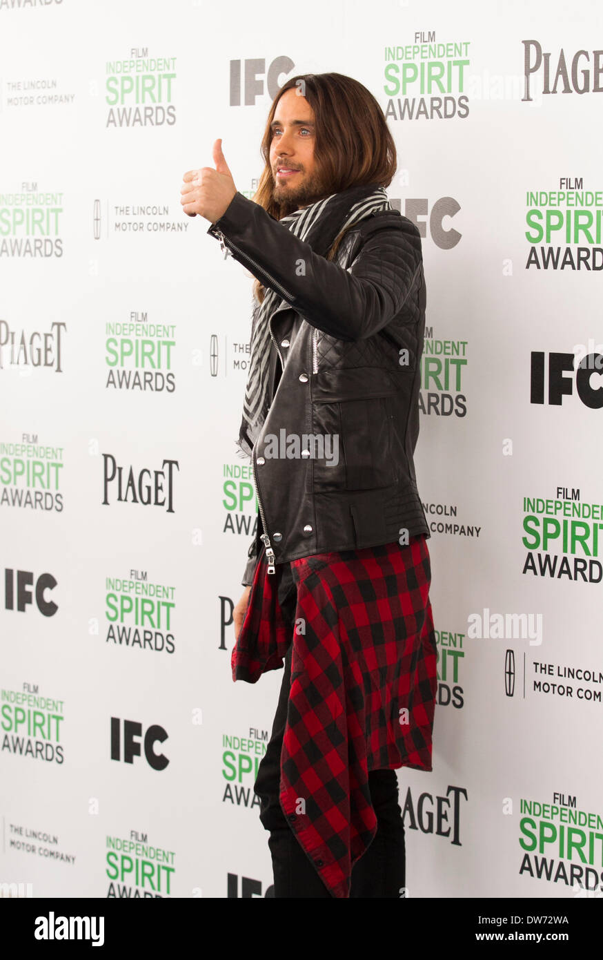 JARED LETO 2014 INDEPENDENT SPIRIT AWARDS SANTA MONICA USA 01 March ...