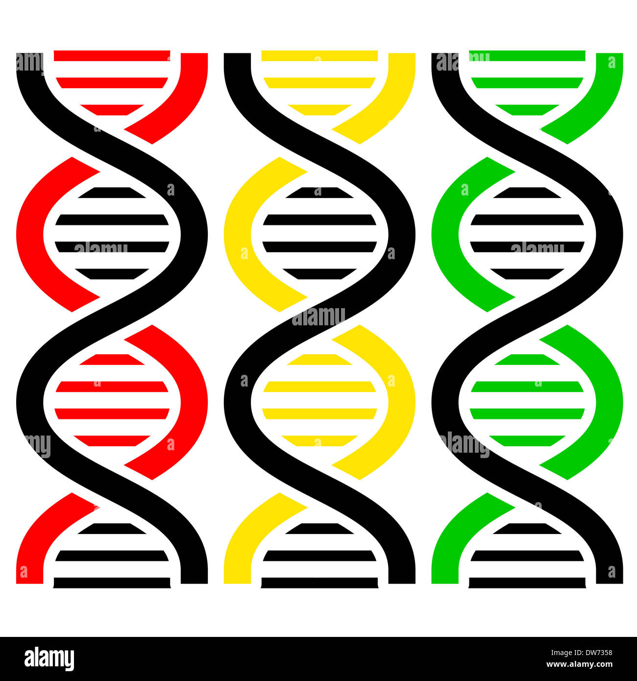 DNA Symbols . Vector illustration Stock Photo - Alamy