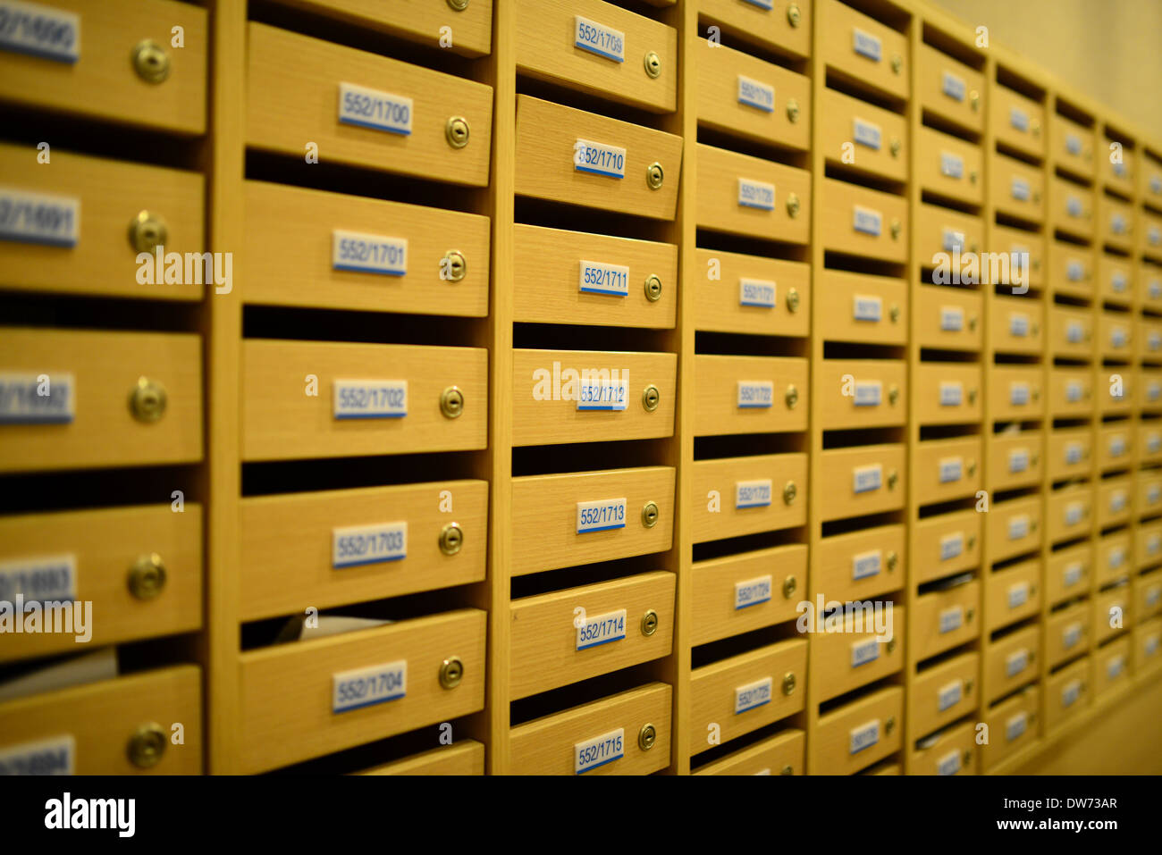 Locker boxes hi-res stock photography and images - Alamy