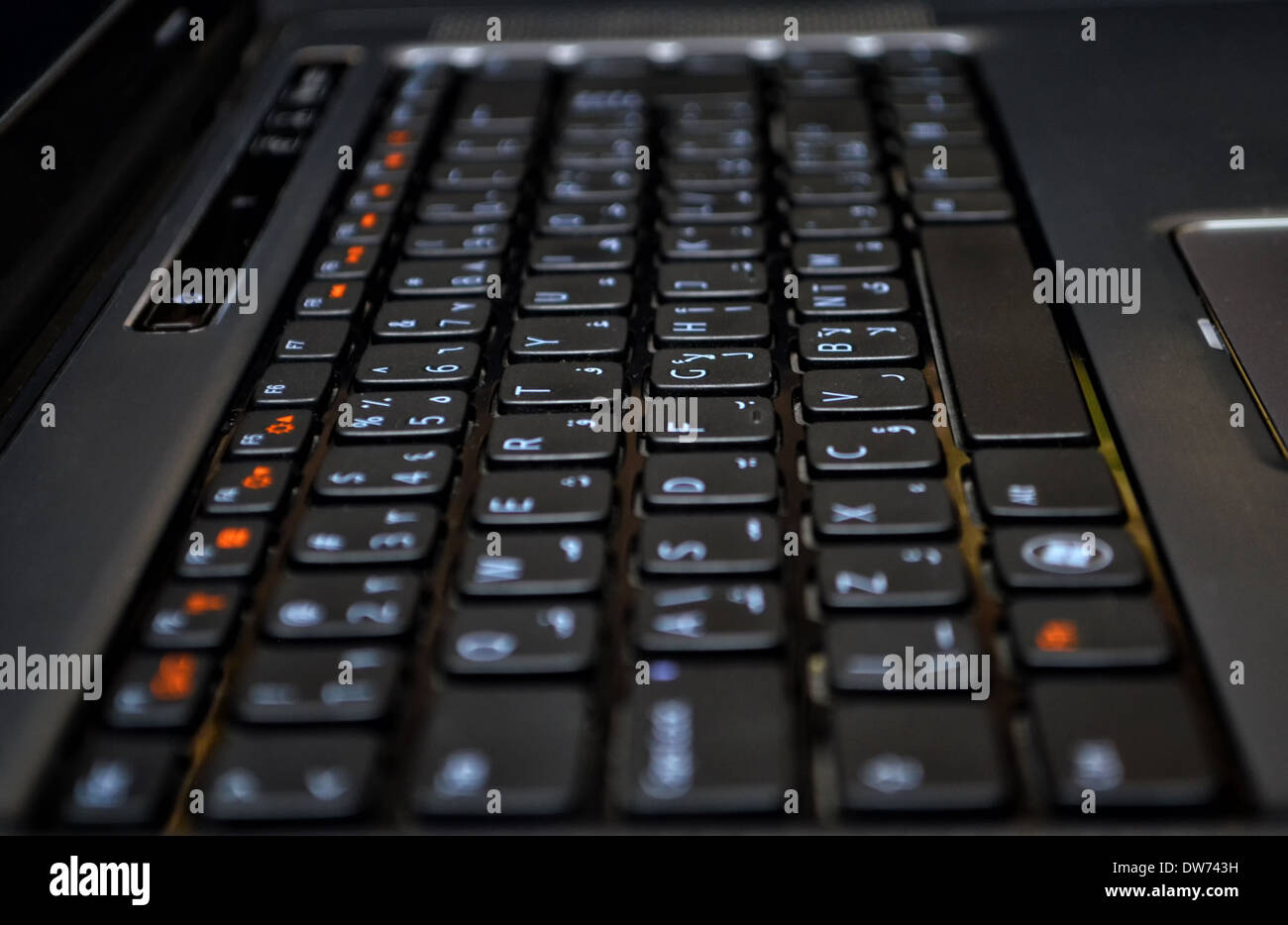 Keyboard of a Laptop! Stock Photo - Alamy