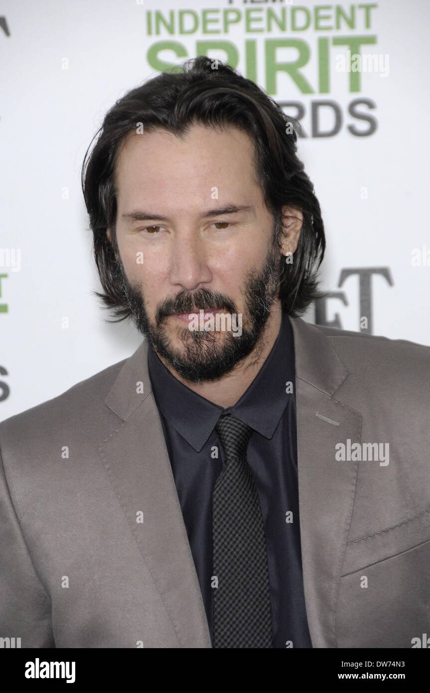Santa Monica, USA. 1st March 2014. Keanu Reeves at arrivals for 2014 ...