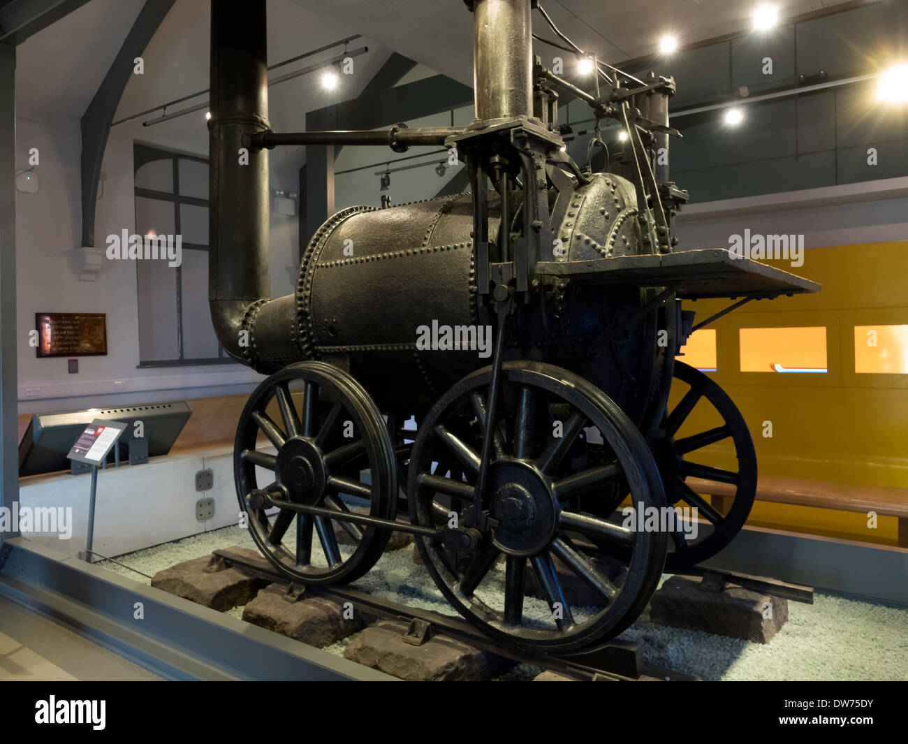 The “Sans Pareil” steam locomotive built by Timothy Hackworth 1829 for ...