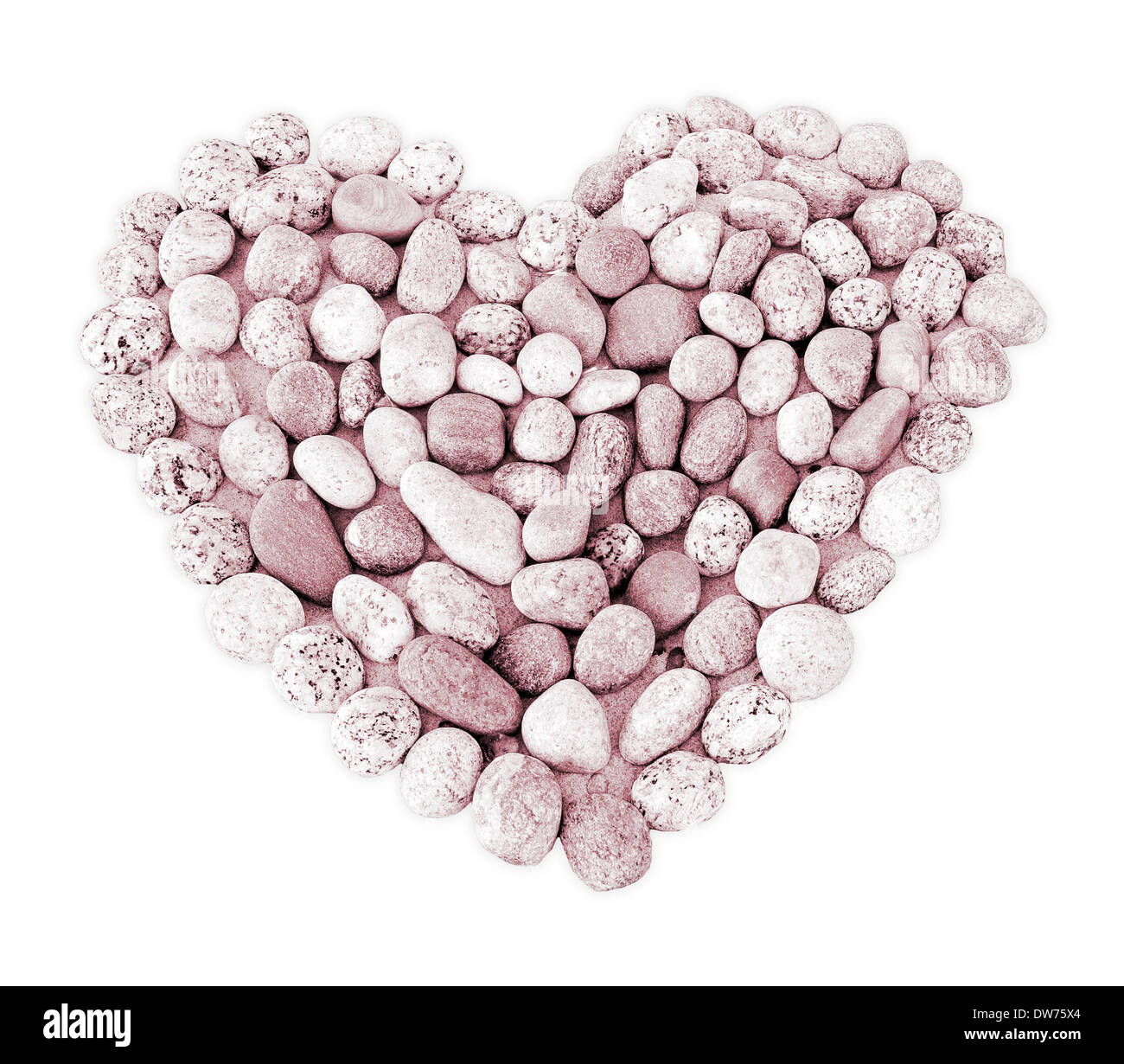 Round pink love heart Cut Out Stock Images & Pictures - Alamy