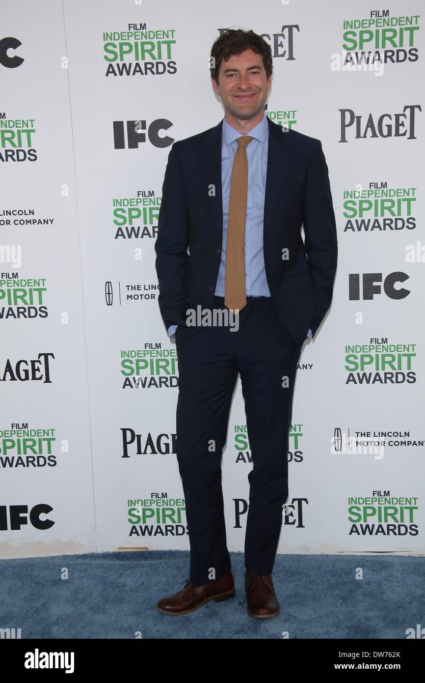 Santa Monica, USA. 1st March 2014. Actor Mark Duplass attends the Film ...