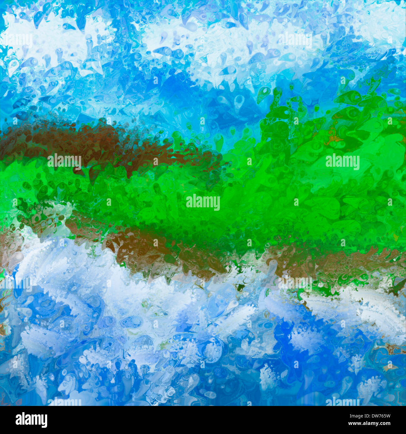 Abstract landscape painting hi-res stock photography and images - Alamy