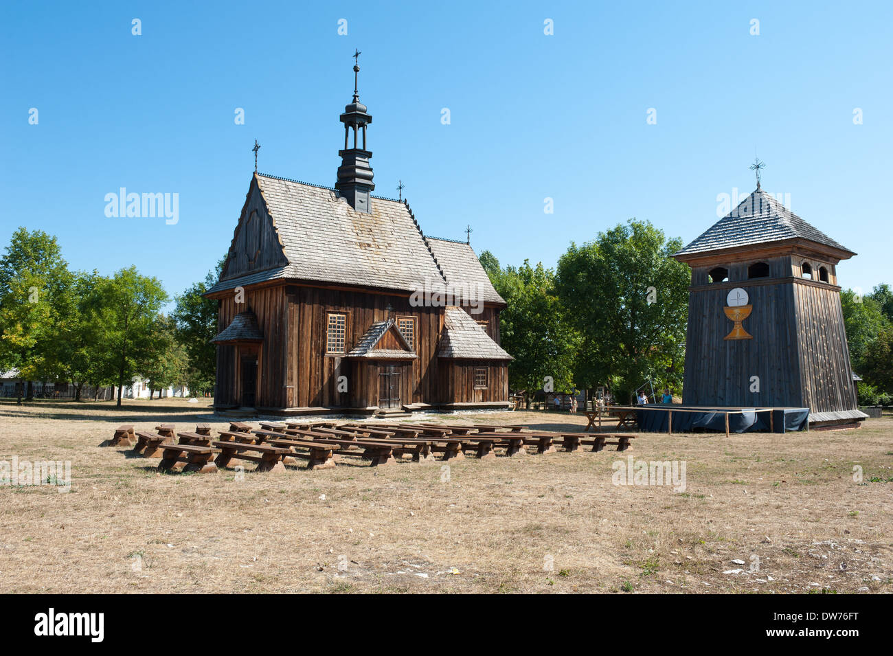 Polish village church hi-res stock photography and images - Alamy