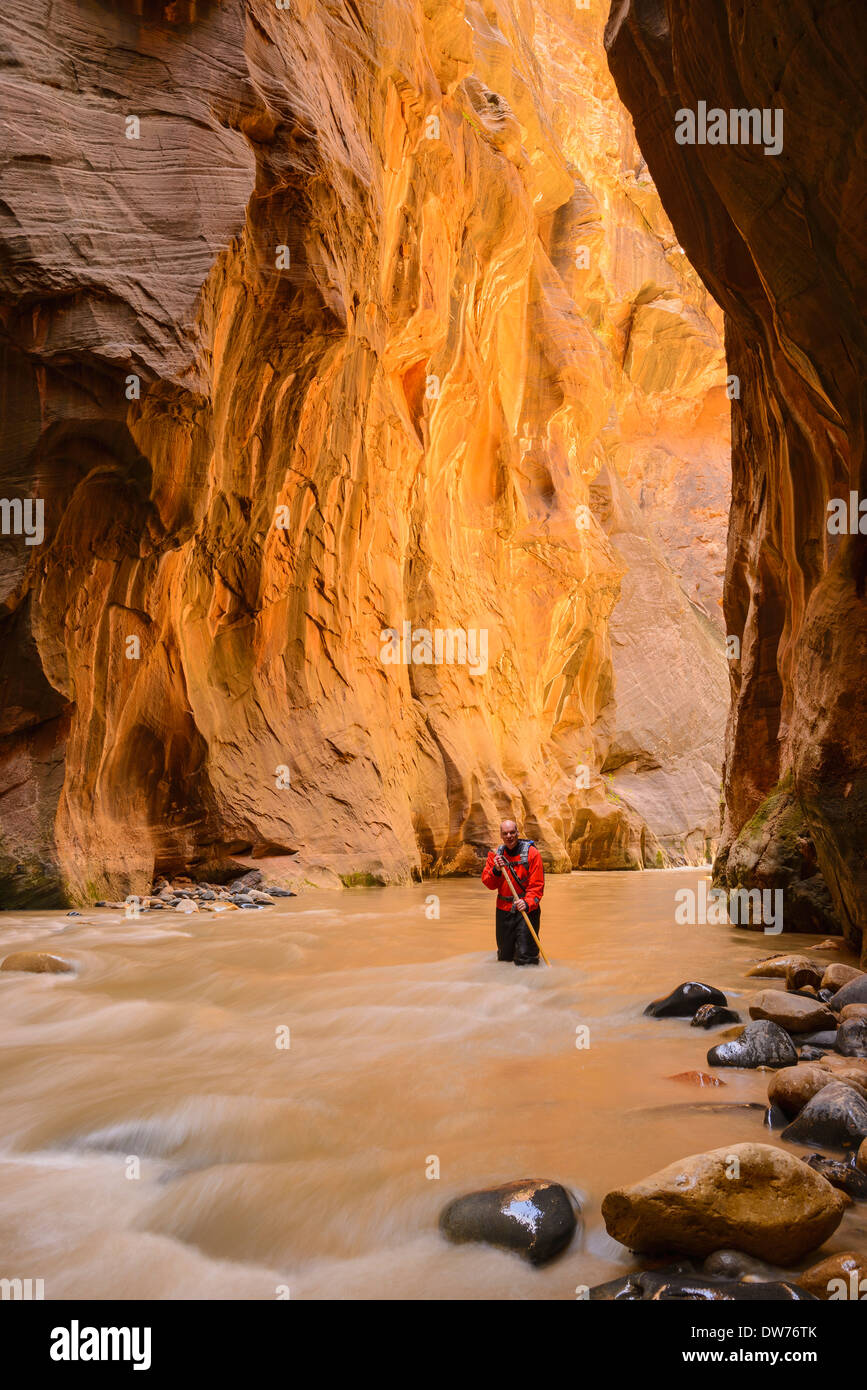 Hike the narrows hi-res stock photography and images - Alamy