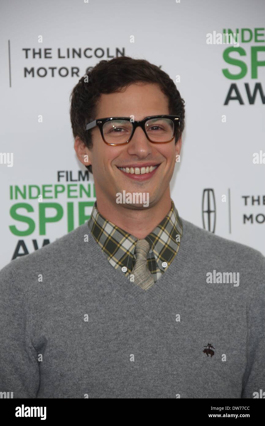 Actor Andy Samberg attends the Film Independent Spirit Awards at Santa ...