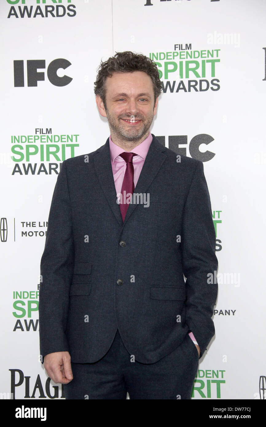 Actor Michael Sheen attends the Film Independent Spirit Awards at Santa ...