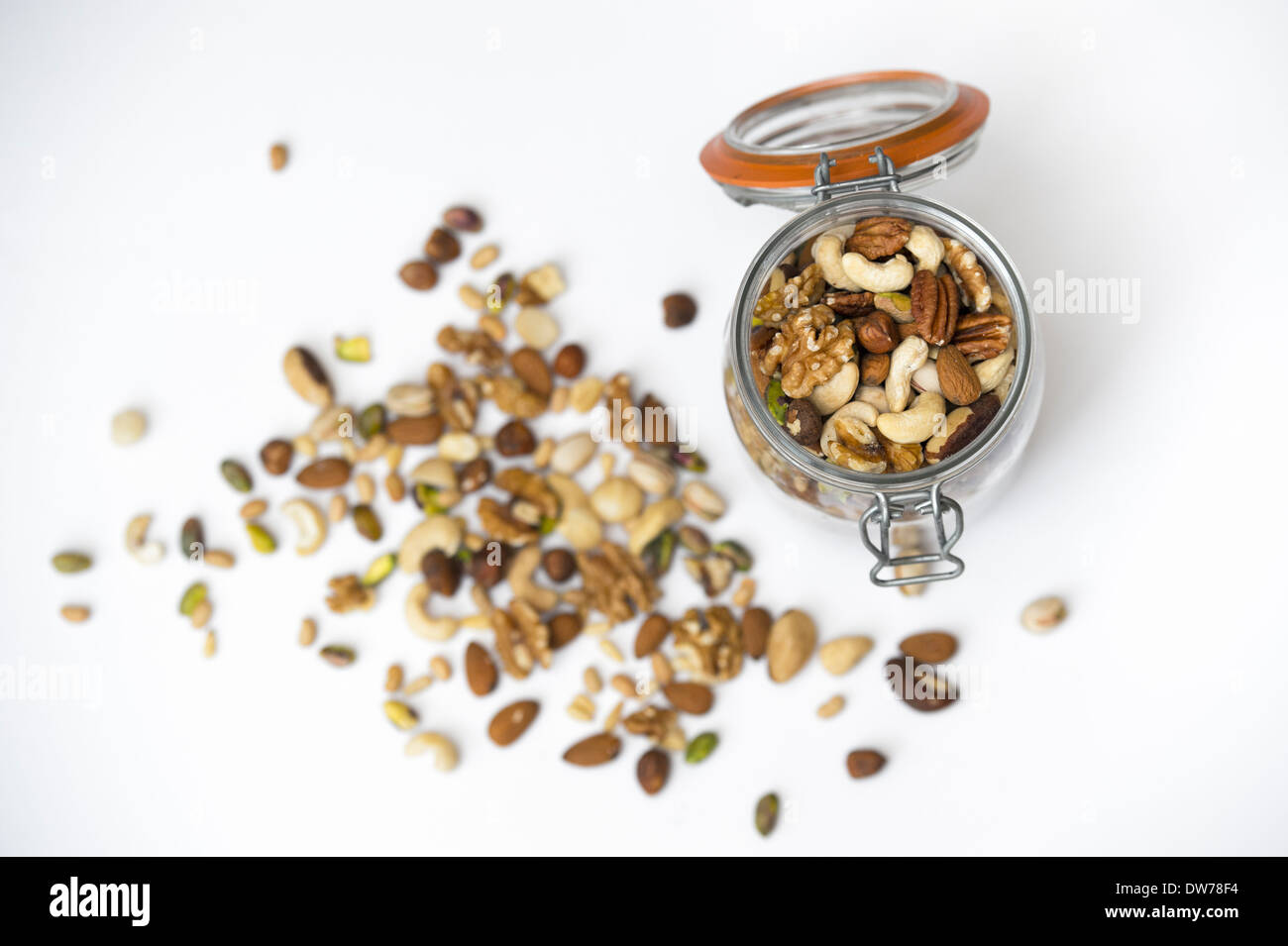 Nuts in jar hi-res stock photography and images - Alamy