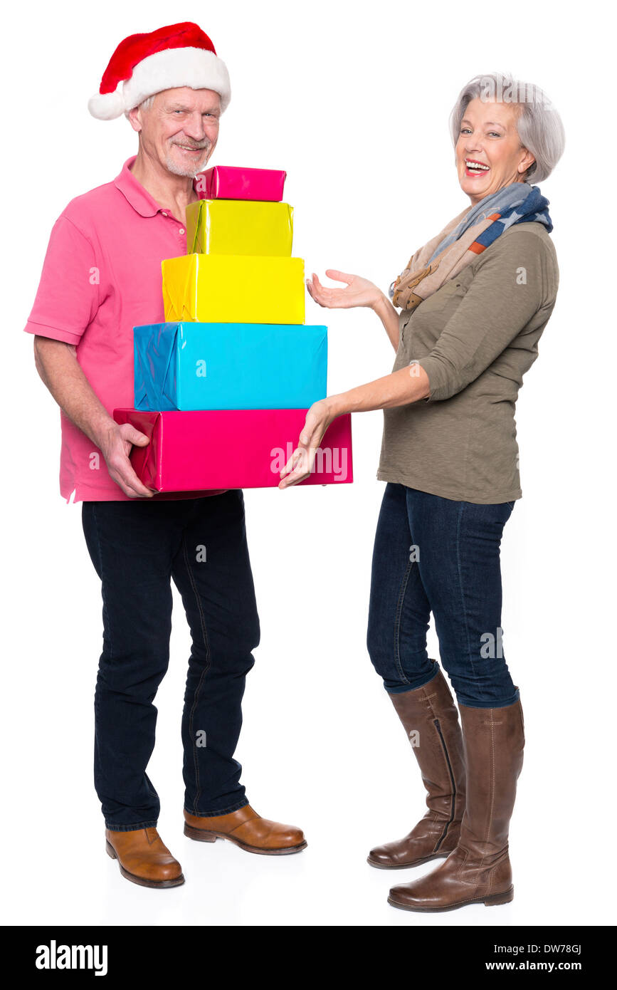 Present love senior woman Cut Out Stock Images & Pictures - Alamy