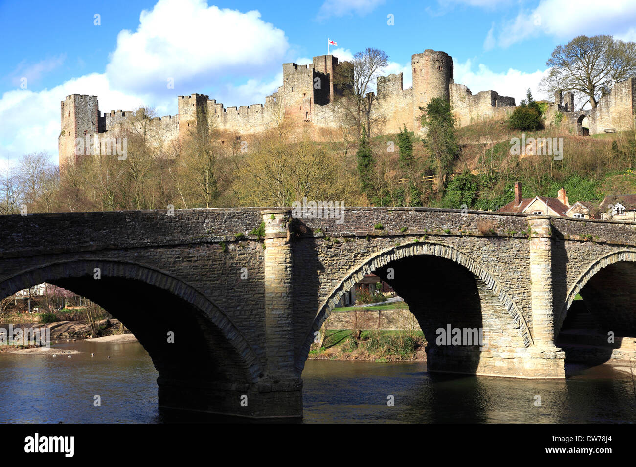 Bridge ludlow castle architecture hi-res stock photography and images ...