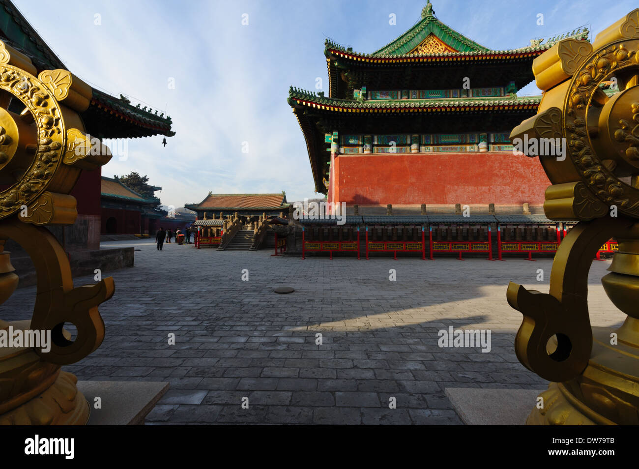 The Puning Temple complex. Chengde, Hebei Province, China Stock Photo ...