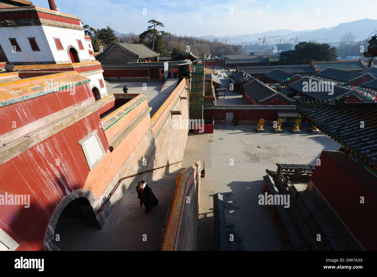 The Puning Temple complex. Chengde, Hebei Province, China Stock Photo ...