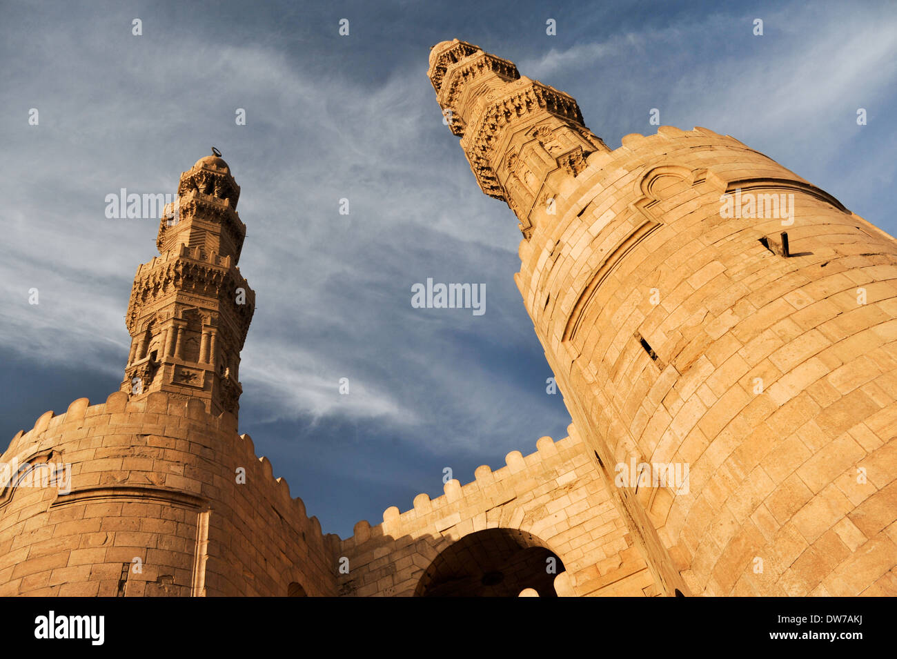 CAIRO 24 Nov 08: Gateway to the al-Ghouri Complex in Cairo, Egypt Stock ...