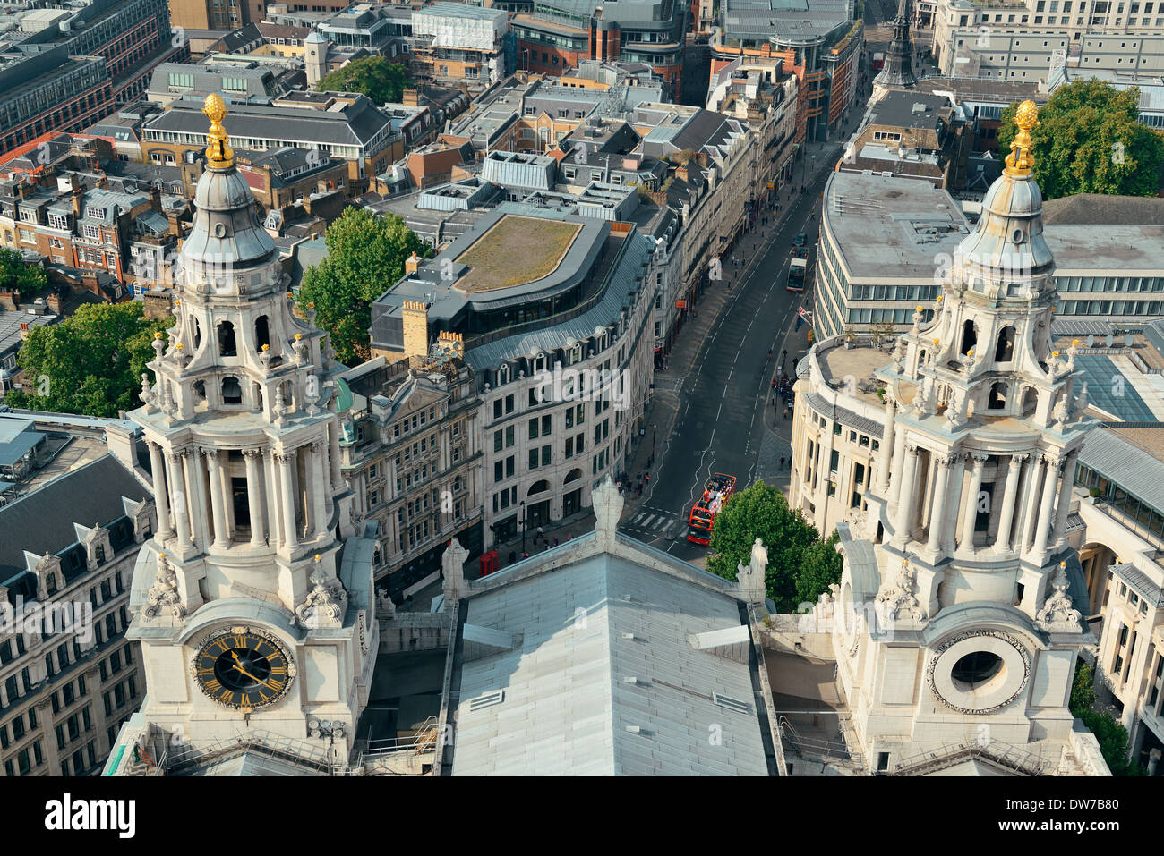 London rooftop view panorama with urban architectures Stock Photo - Alamy