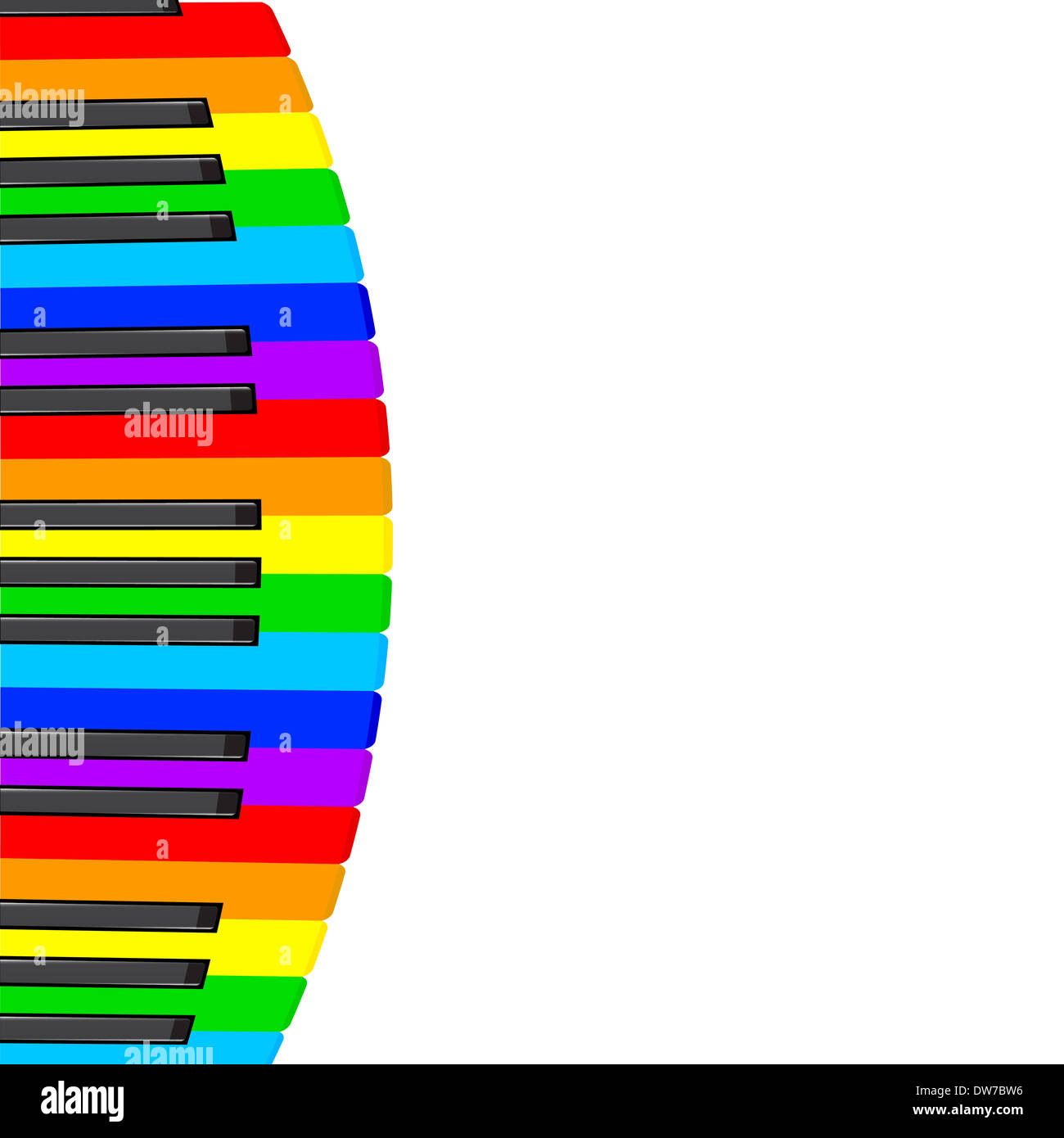 music background with piano keys. vector illustration Stock Photo - Alamy