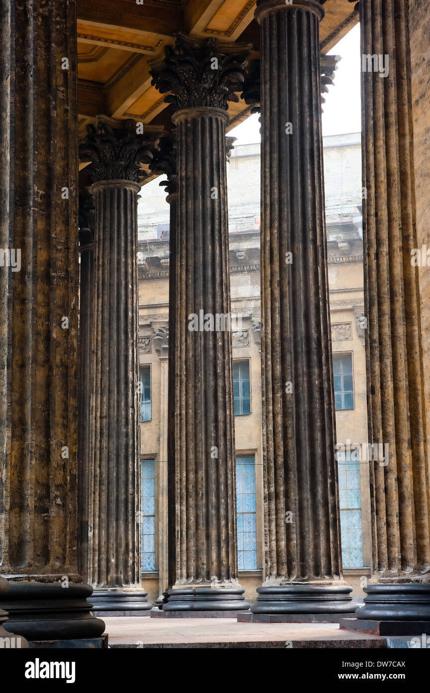 Kazan cathedral colonnade hi-res stock photography and images - Alamy