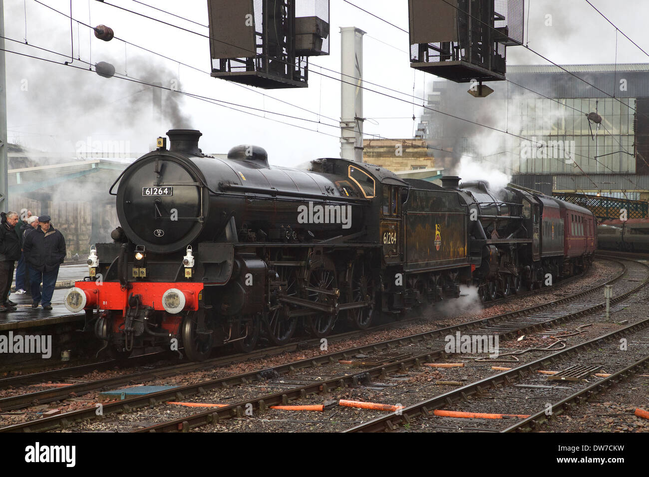 LNER Thompson Class B1 61264 & LMS Stanier Class 5 4-6-0 45407,The ...