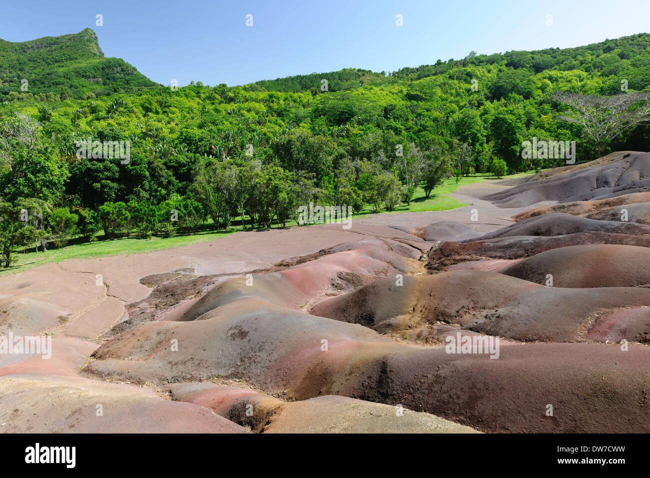 Seven coloured earths mauritius hi-res stock photography and images - Alamy