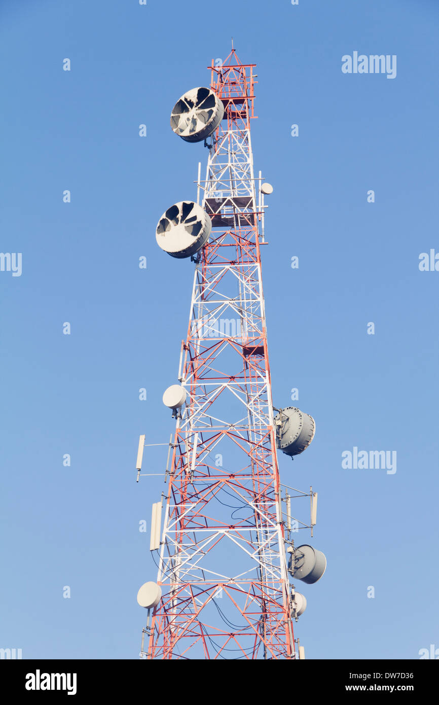 India telecom tower hi-res stock photography and images - Alamy