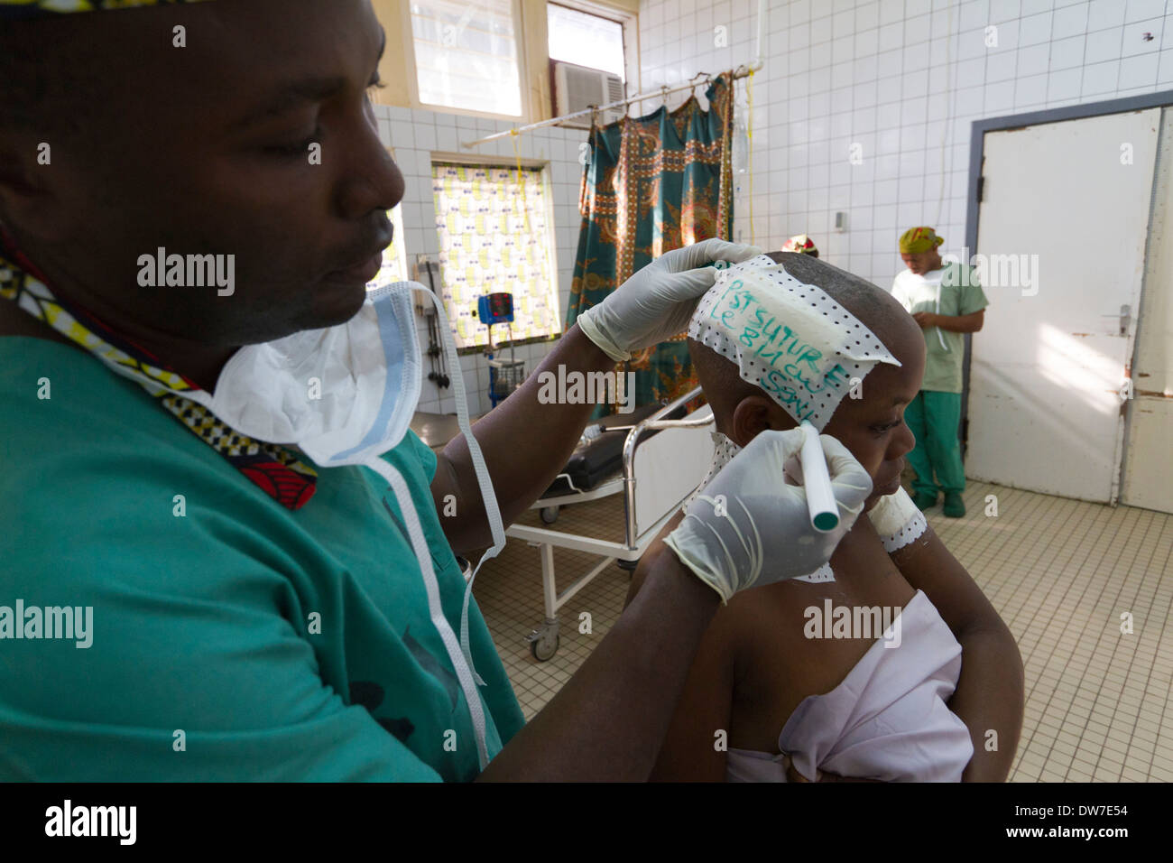 Care in the MSF hospital ,Rutshuru,North Kiwu ,DRC,Democratic Republic ...