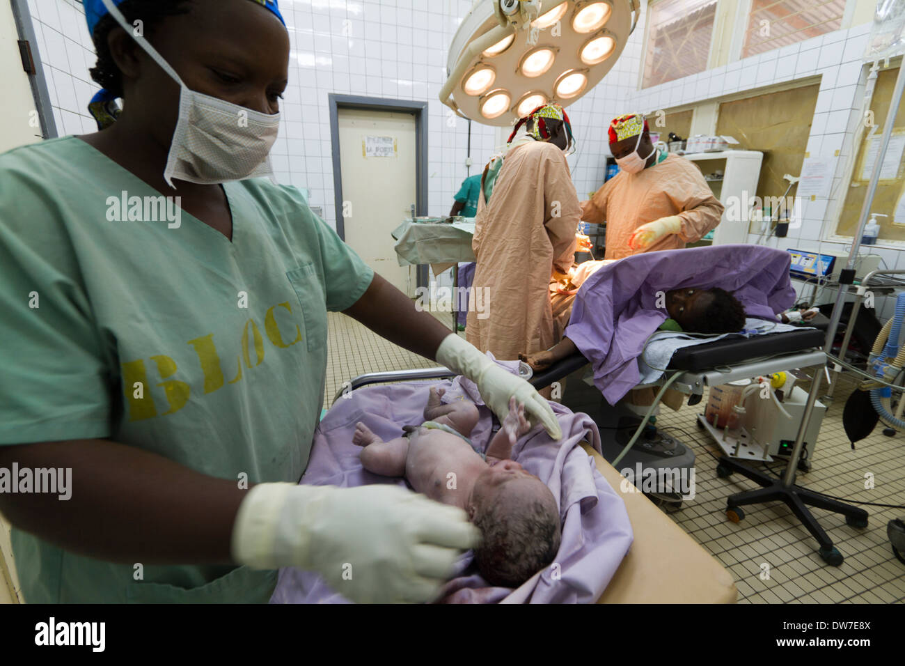 C-section in the MSF hospital ,Rutshuru,North Kiwu ,DRC,Democratic ...