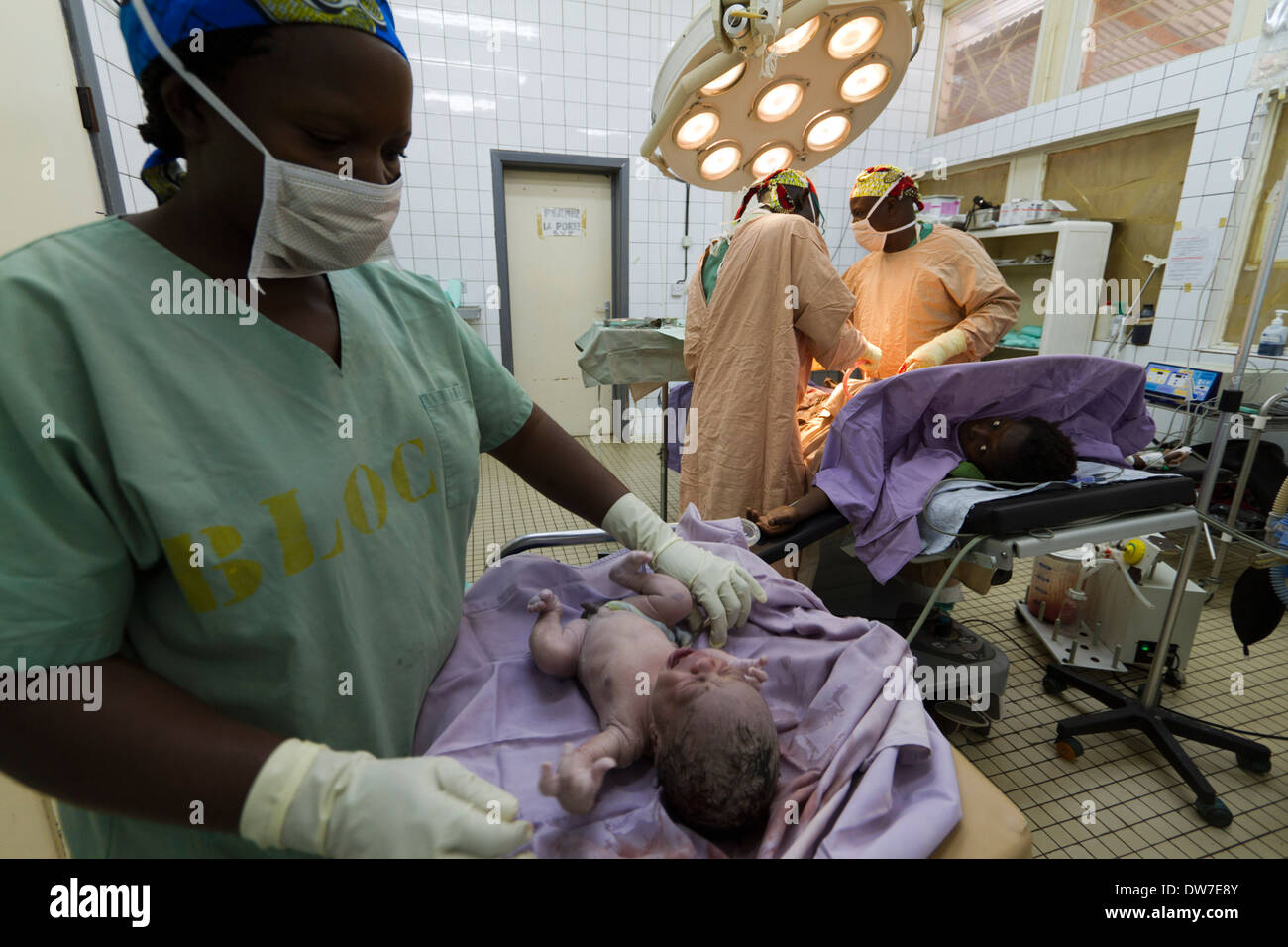 C-section in the MSF hospital ,Rutshuru,North Kiwu ,DRC,Democratic ...