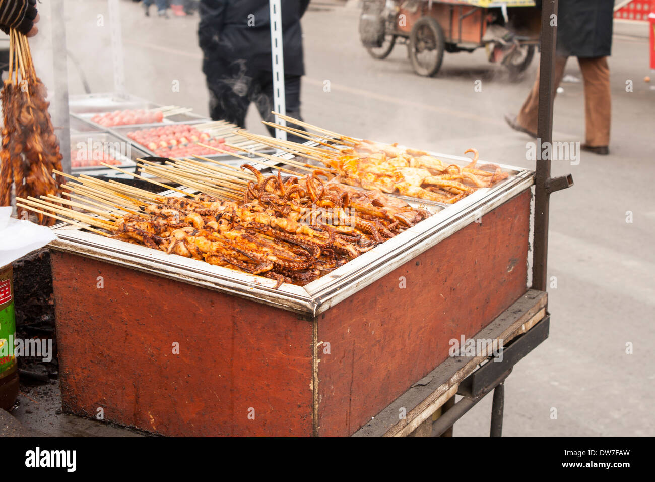 Street food in Shenyang China Stock Photo - Alamy
