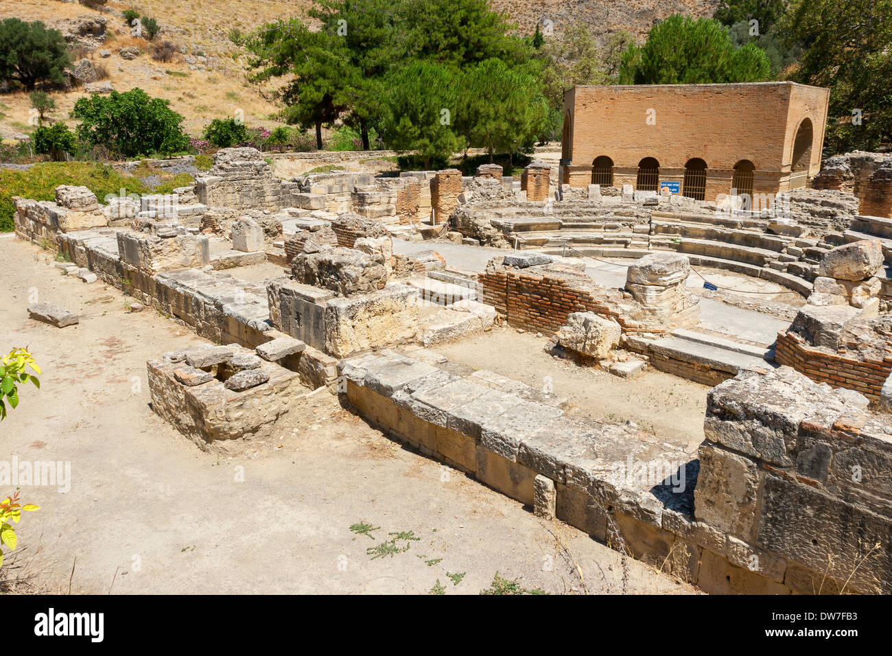 Roman ruins crete greece hi-res stock photography and images - Alamy