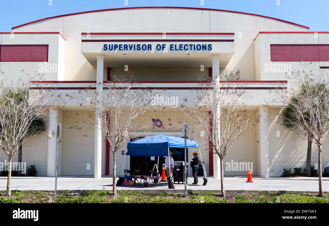 Largo, Florida, USA. 02nd Mar, 2014. The Election Service Center, one ...