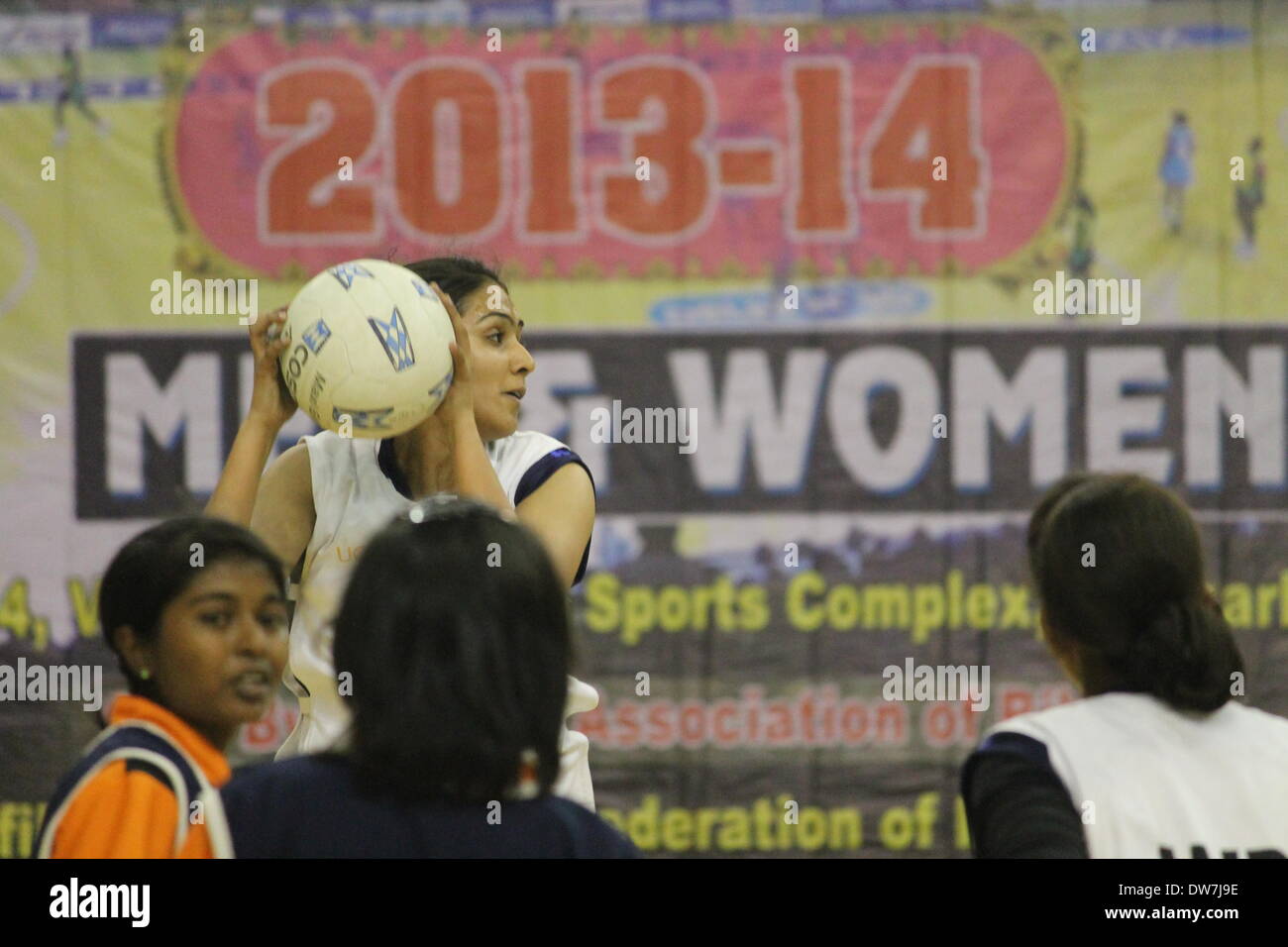 Pataliputra Sports Complex, Patna, Bihar, India, 02nd March, 2014. A ...
