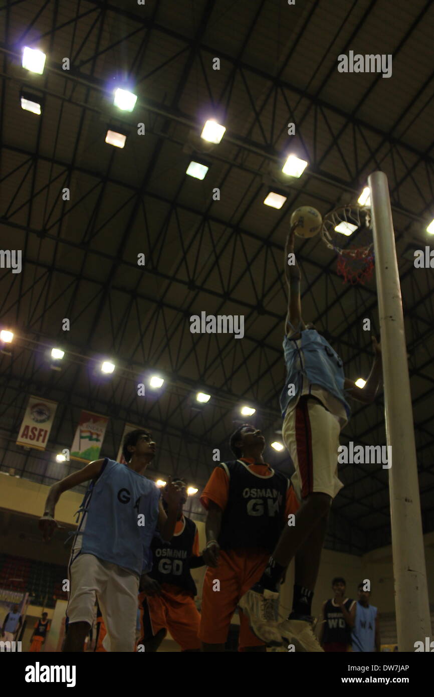 Pataliputra Sports Complex, Patna, Bihar, India, 02nd March, 2014. A ...