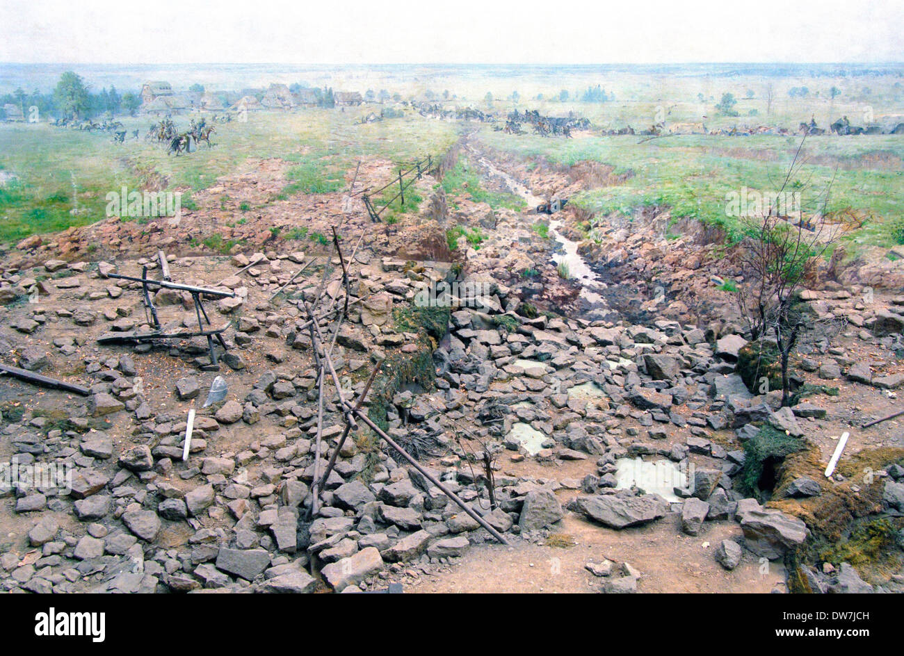 Maroldovo panorama, The Battle of Lipany or Lipan, Marold panorama ...