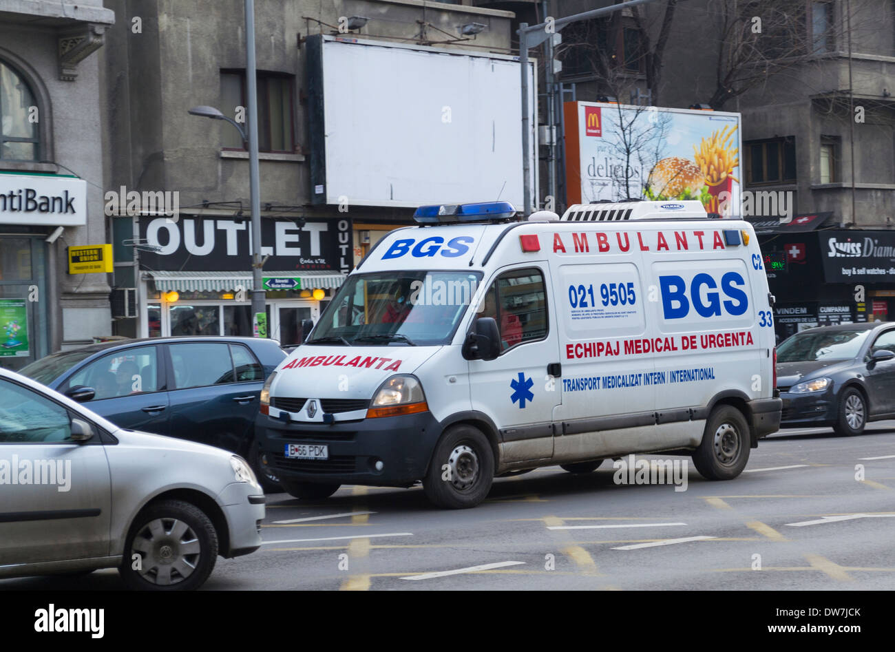 BGS private ambulance Stock Photo - Alamy