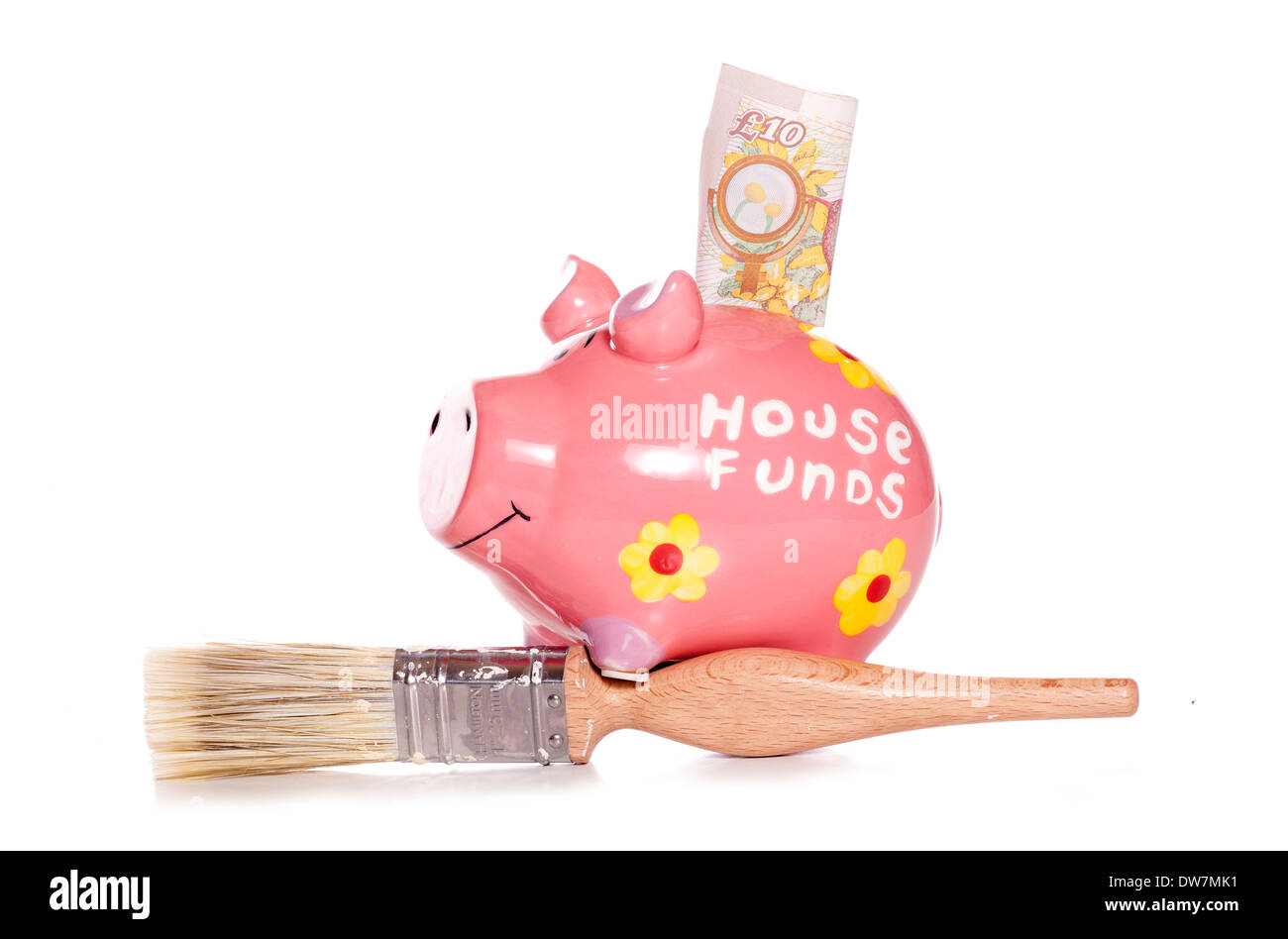 DIY house funds studio cutout Stock Photo - Alamy