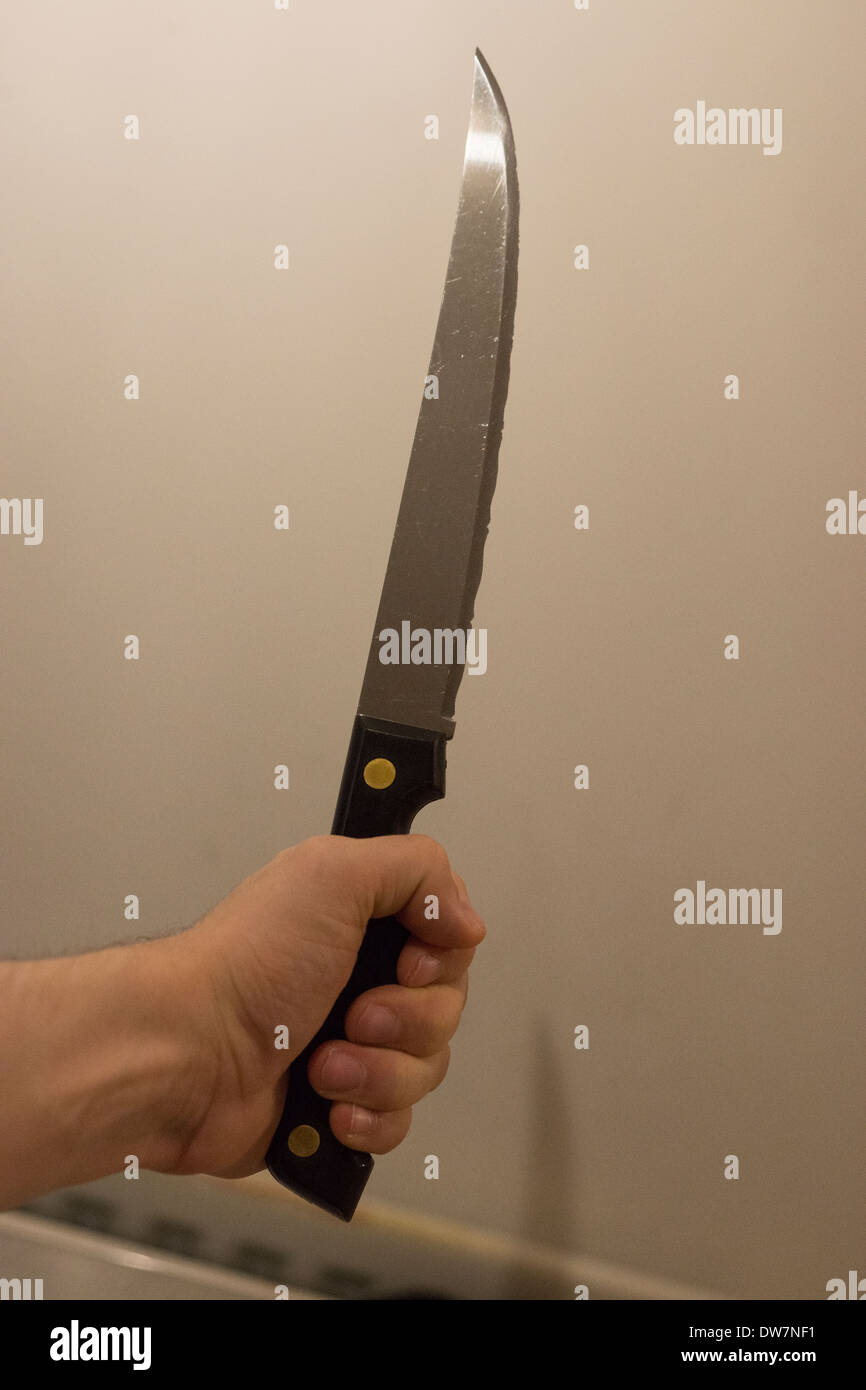 Fingers gripping knife hi-res stock photography and images - Alamy
