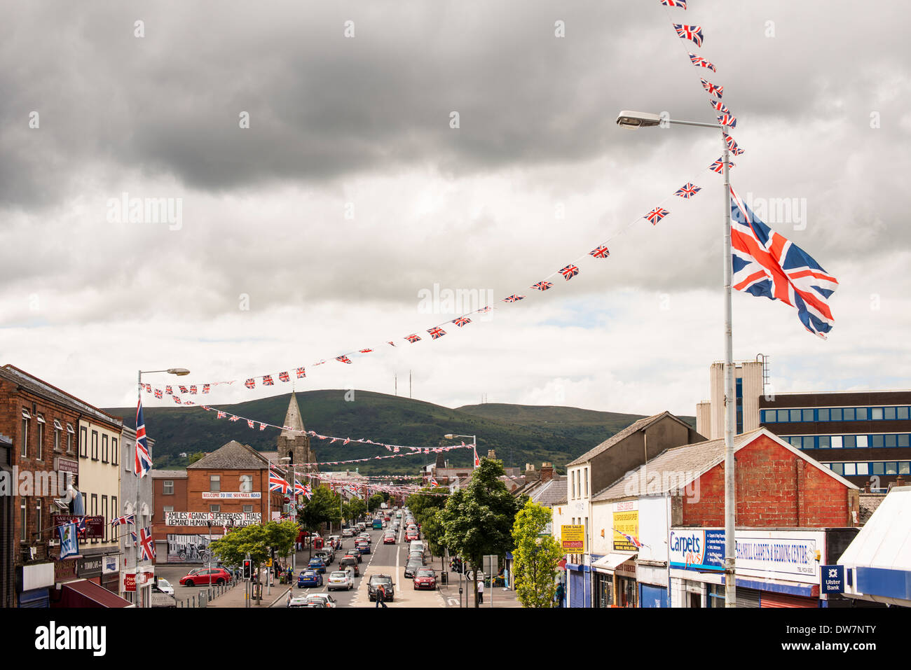 Belfast flags hi-res stock photography and images - Alamy